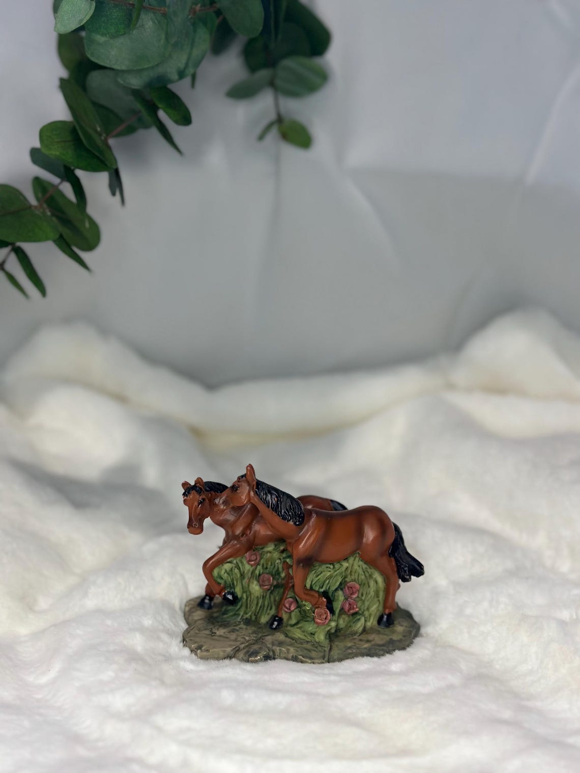 Vintage K's Collection Horse Pair Figurine- Gift Idea, Collectible ...