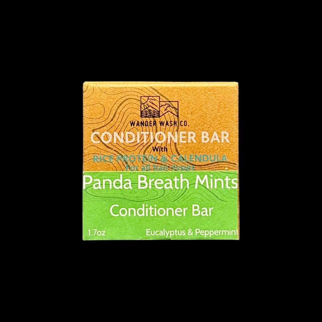 Panda Breath Mints - Tea Tree Oil Conditioner Bar - Etsy