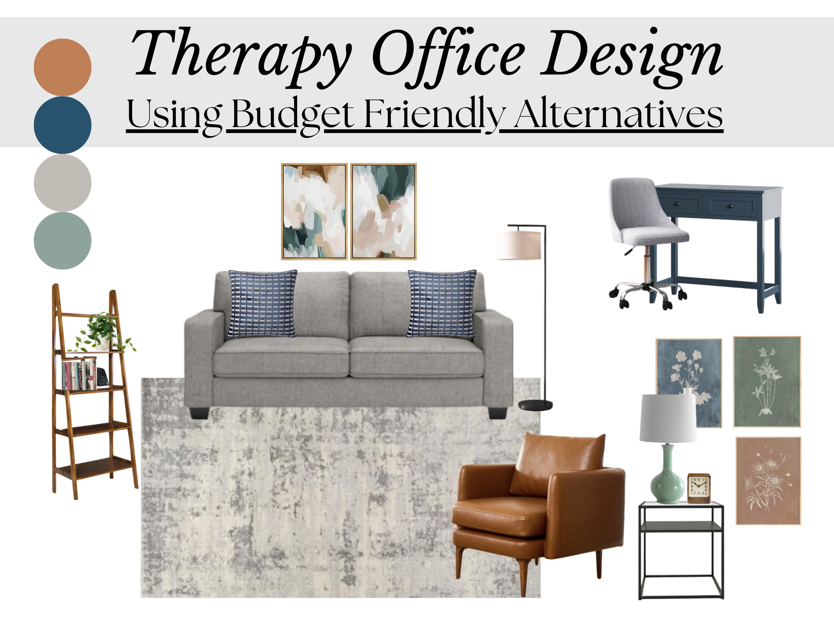 Therapist Office Design, Therapy Office Decor, Psychologist Counselor ...