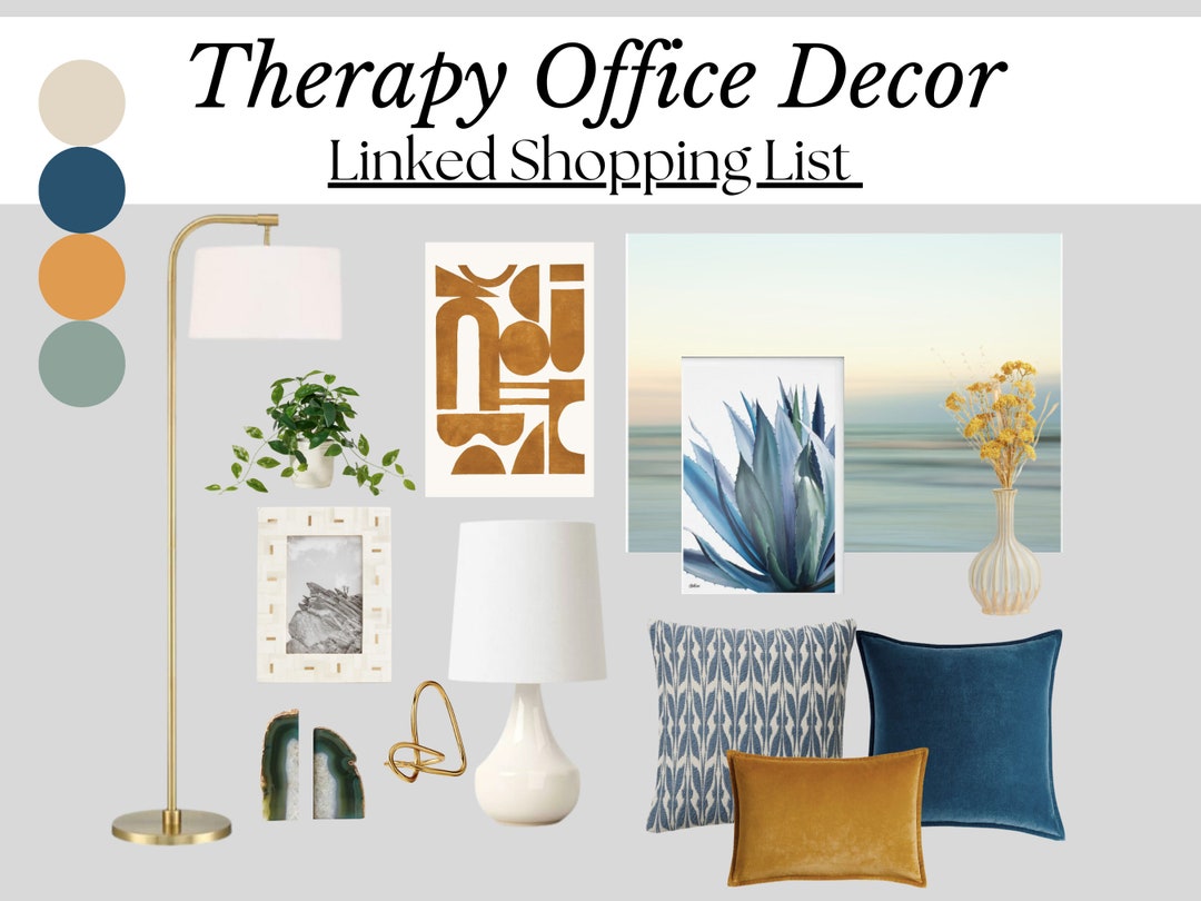 Therapy Office Decor, Therapist Office Design, Counseling Office ...