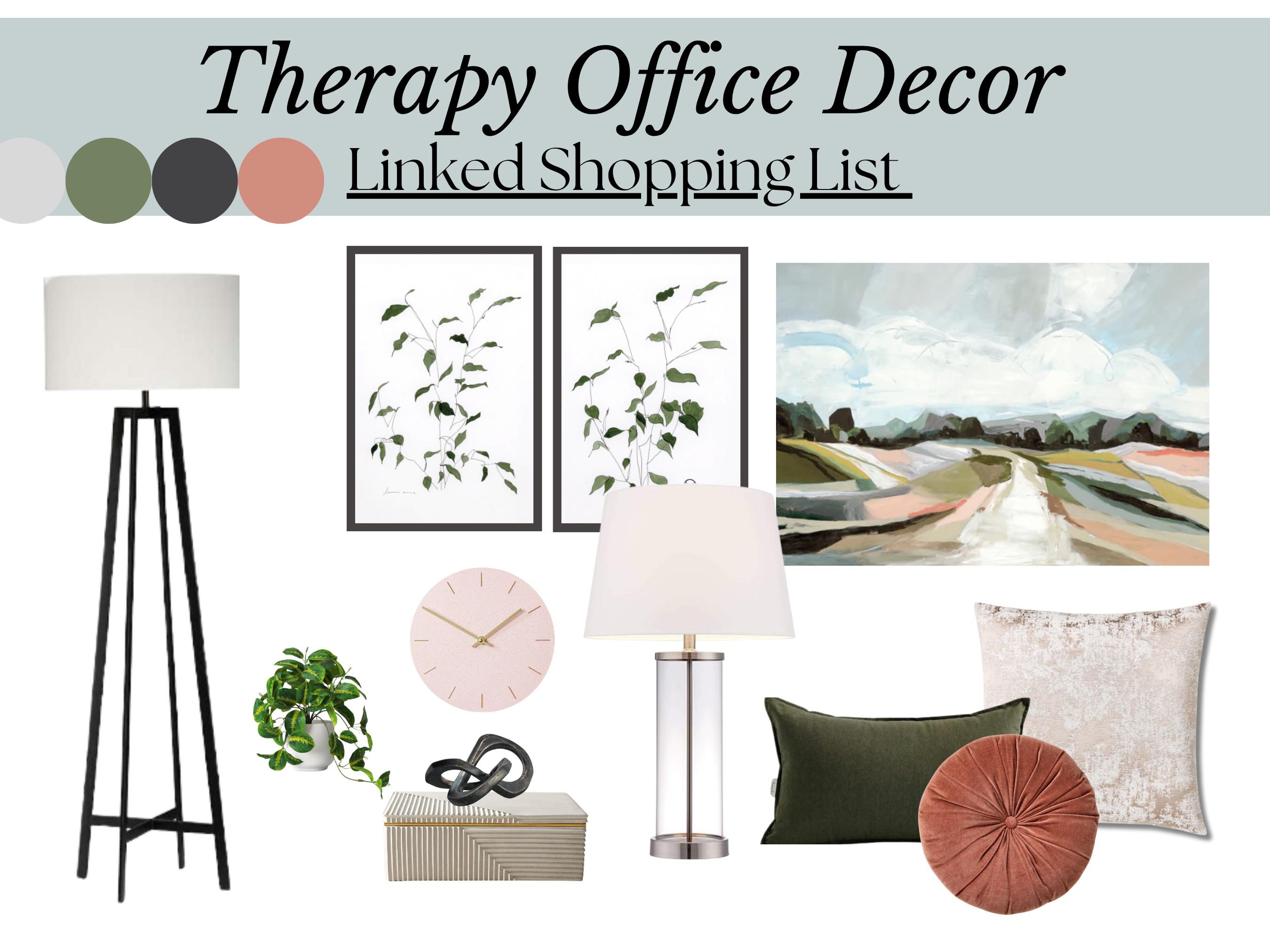Therapy Office Decor, Therapist Office Accessories, Psychologist Office ...