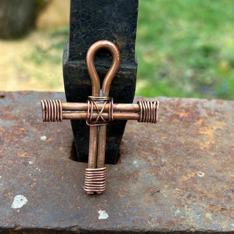 Copper Cross - Etsy