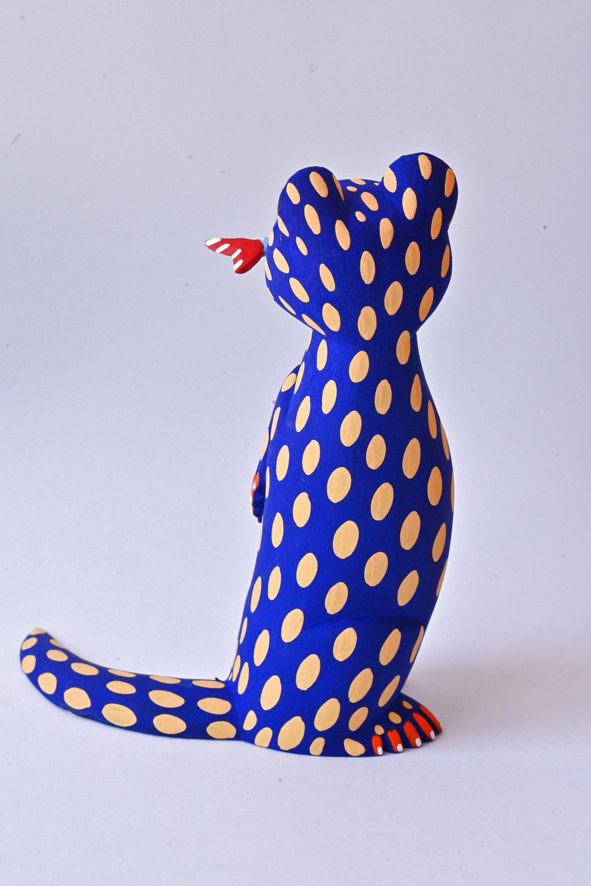 7.5" Meerkat Figures,alebrije Meerkat,blue Meerkat,medium Figures ...