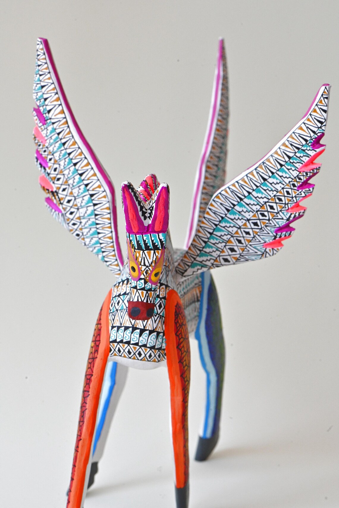 8.25" Pegasus Figures,alebrije Pegasus,colorful Pegasus,medium Pegasus ...