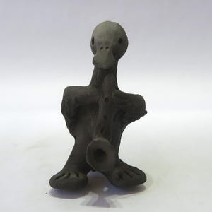 Duck With Saxophone,clay Duck,duck Figures,black Clay,saxophone,musical ...
