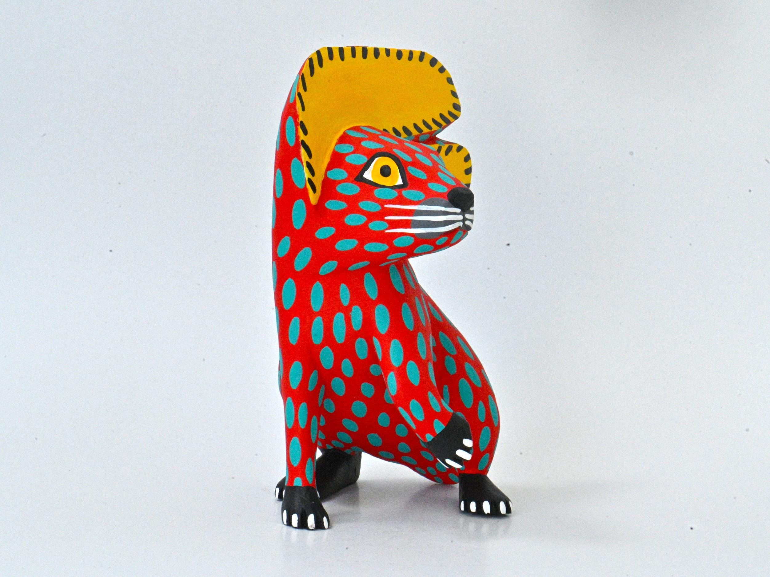 8.75" Rabbit Figures,alebrije Rabbit,red Rabbit,medium Rabbit,medium ...