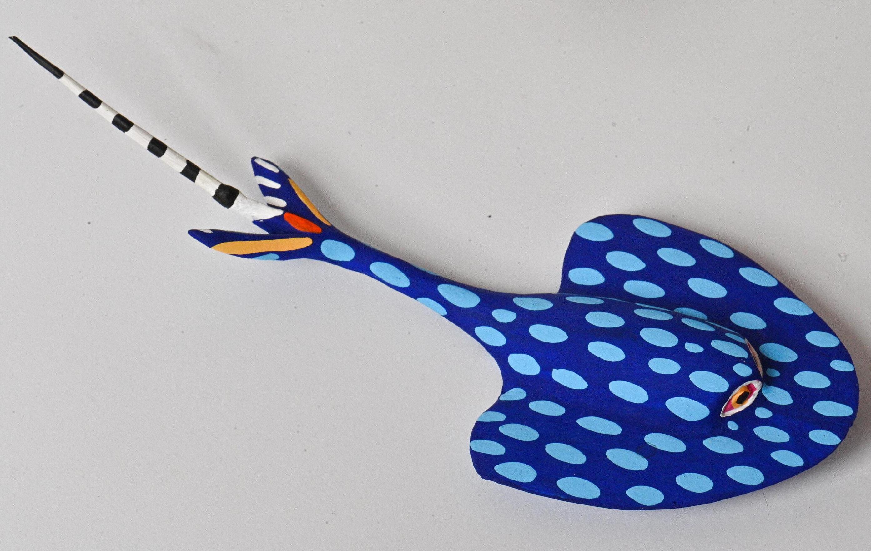 8.50" Stingray Figures,alebrije Stingray,stingray Figures,wooden ...