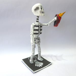 Mexican Folk Art Linares Alebrije Skeleton Day of the Death - Etsy