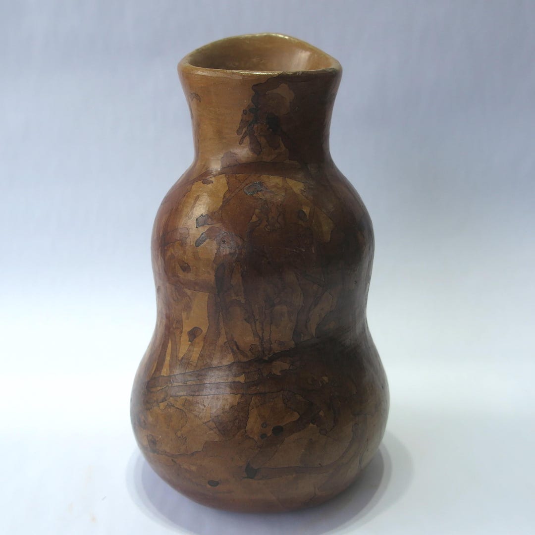 Mexican Folk Art - Tehuacan Pottery - Vase - Los Reyes Mezontla - Etsy