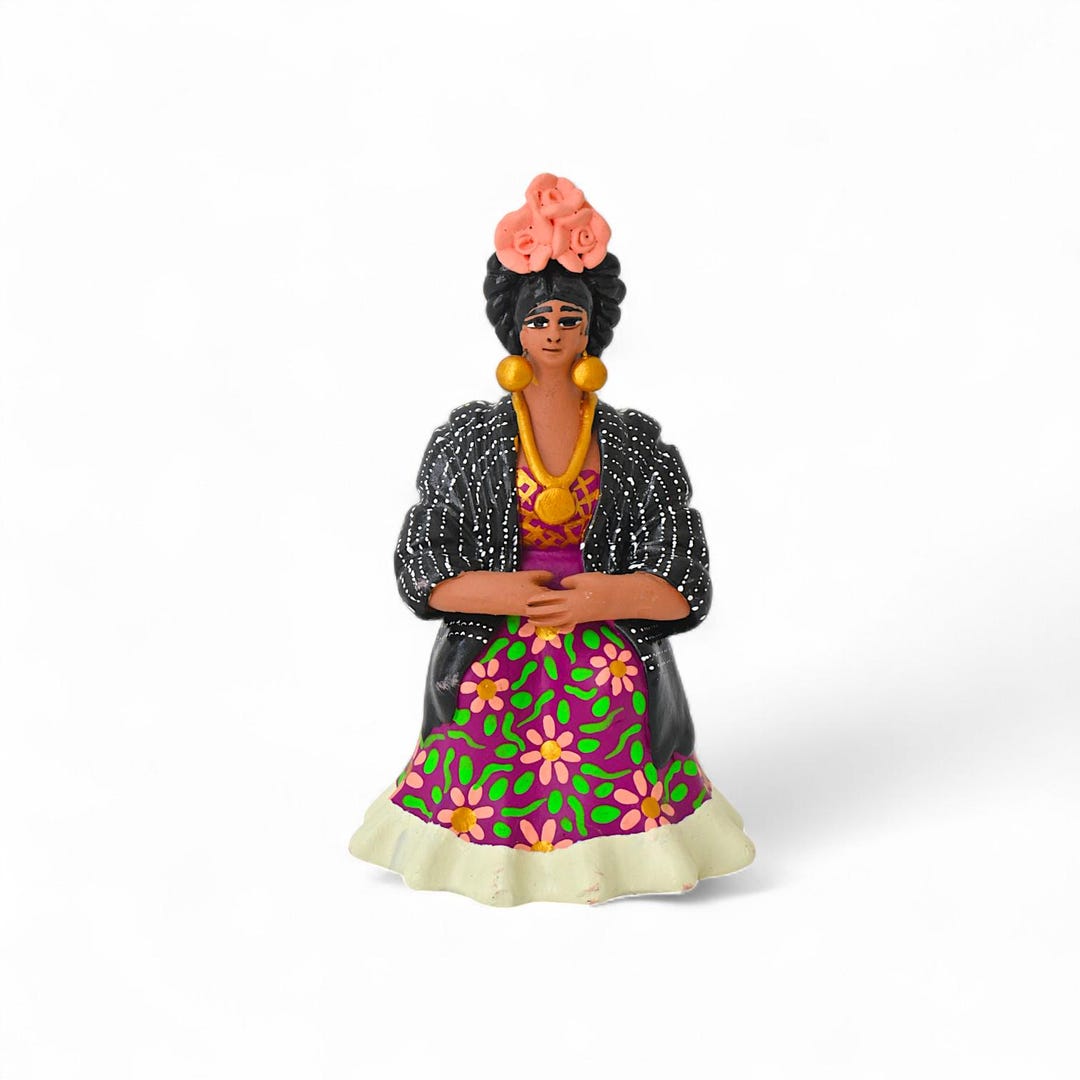 6.00" Frida Kahlo Figure,clay Figure,mexican Characters,clay Doll,frida ...
