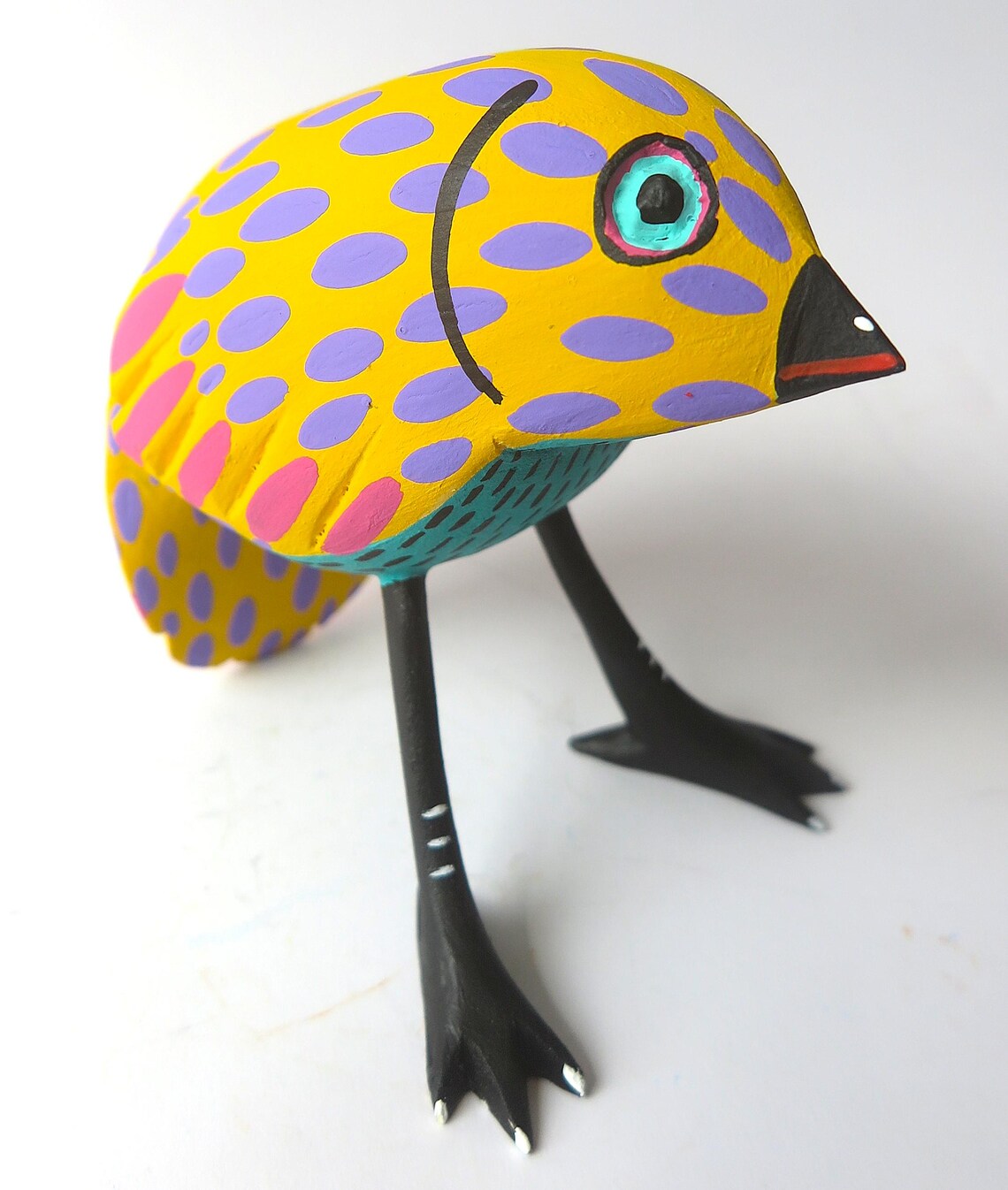 5.00" Bird Figures,alebrije Bird,yellow Bird,medium Bird,medium Figures ...