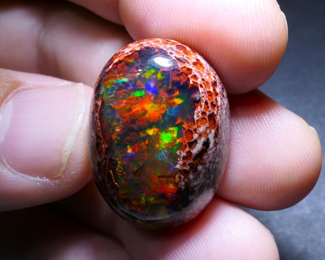 33.85ct Precious Opal,opal for Jewelry,natural Opal,cantera Opal,polished Opal,lightning Opals ...