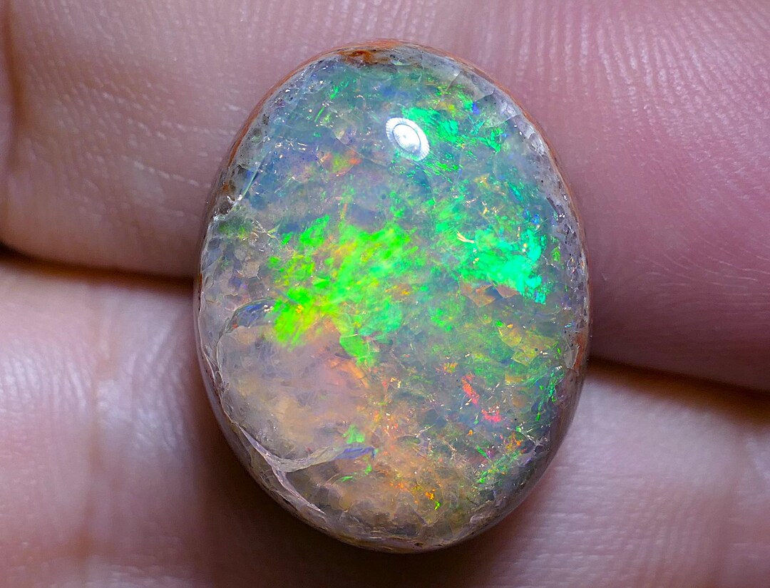 16.65ct Precious Opal,opal for Jewelry,natural Opal,cantera Opal,polished Opal,lightning Opals ...