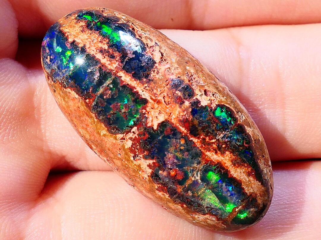 32.35ct Mexican Matrix Cantera Boulder Colorful Opal Gem for Jewelry - Etsy