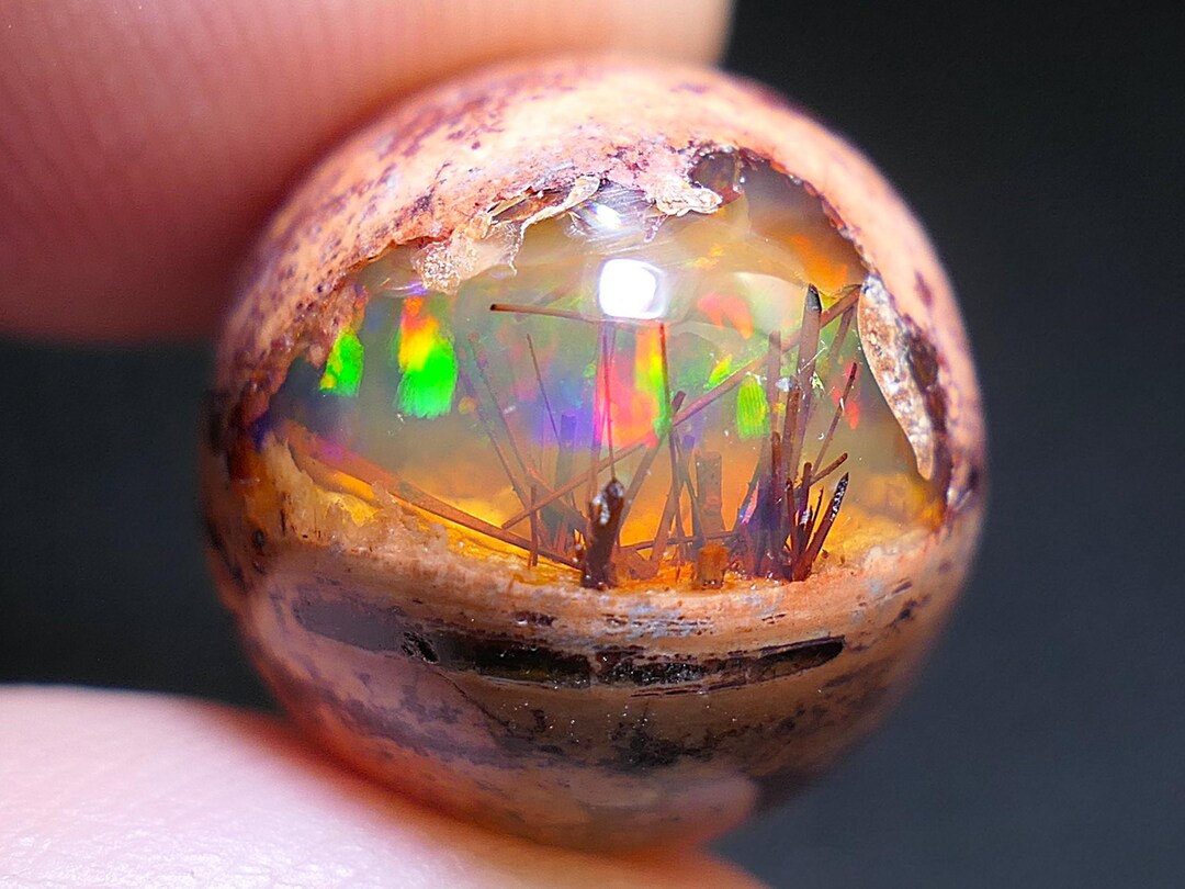12.85ct Mexican Matrix Cantera Boulder Colorful Opal Gem for Jewelry - Etsy