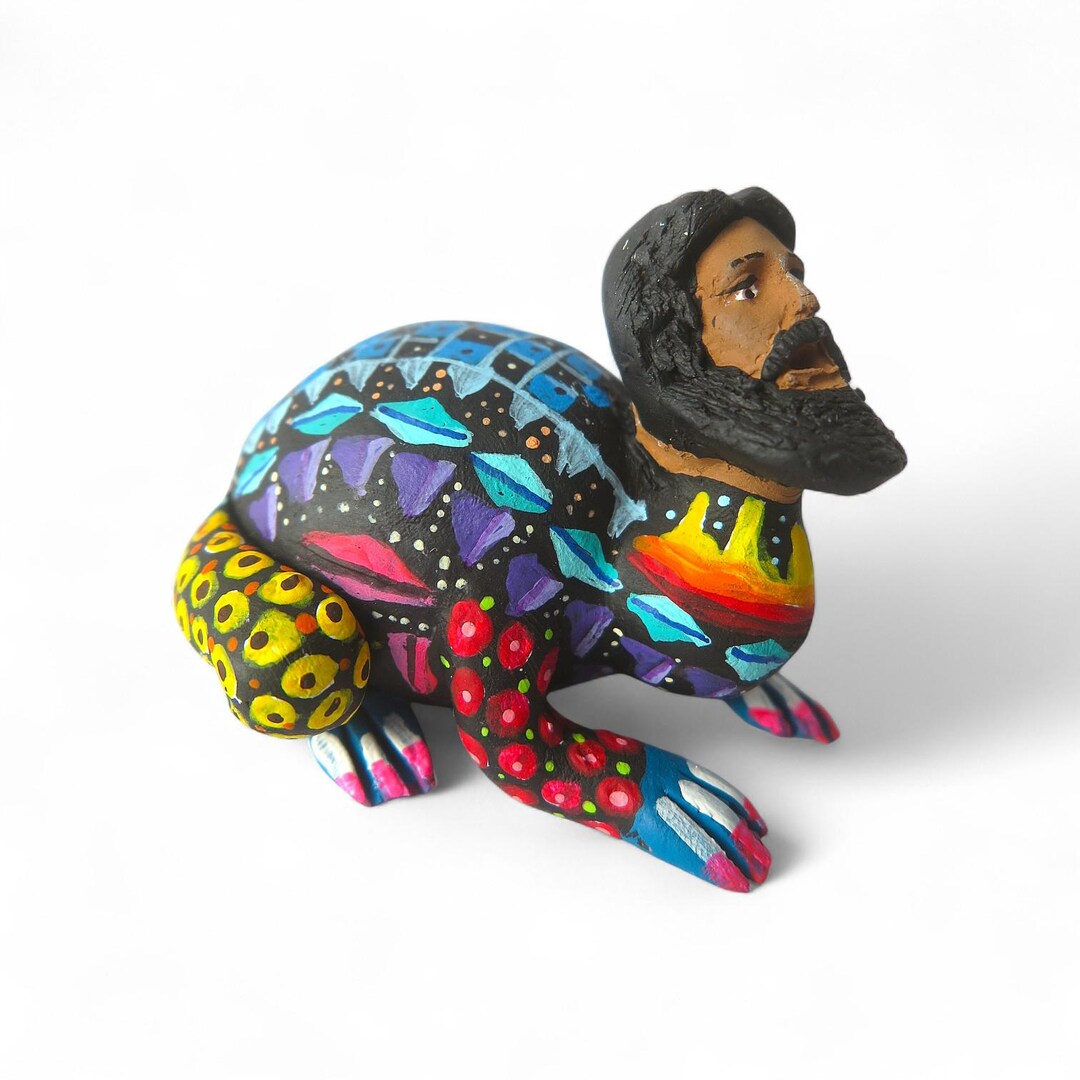 2.50" Nahual Frog,clay Nahual,nahual Figures,nahual Sculpture,mexican ...
