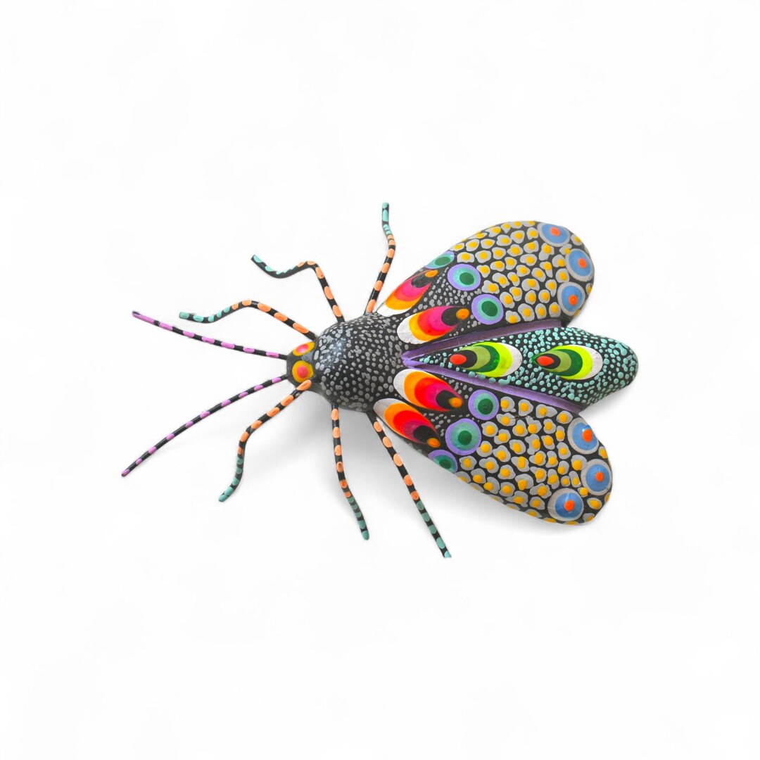 4.61" Firefly Figure,firefly Alebrije,insect Alebrije,clay Firefly,colorful Firefly,firefly for ...