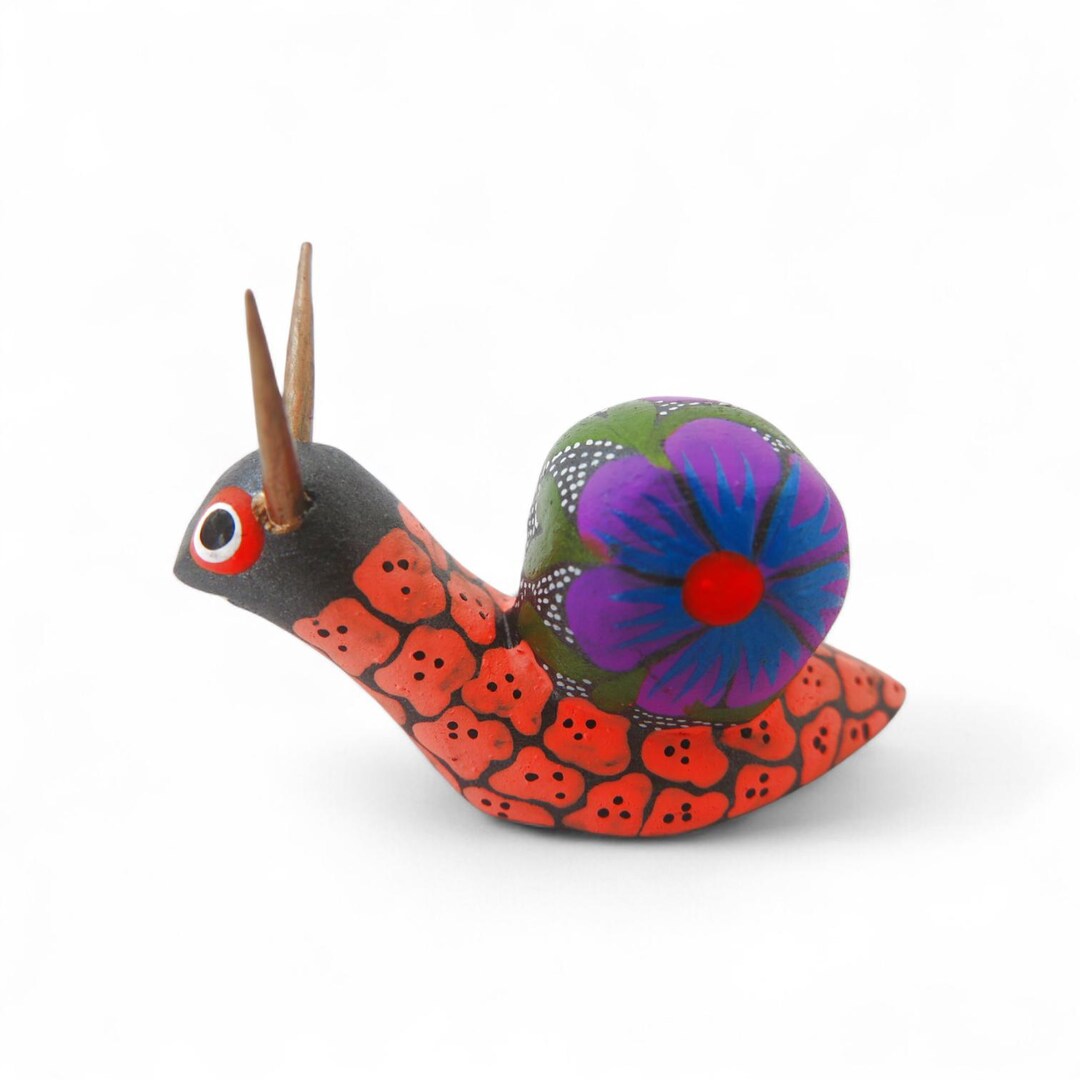 2.25" Snail Figures,alebrije Snail,wood Snail,handmade Snail,slow ...