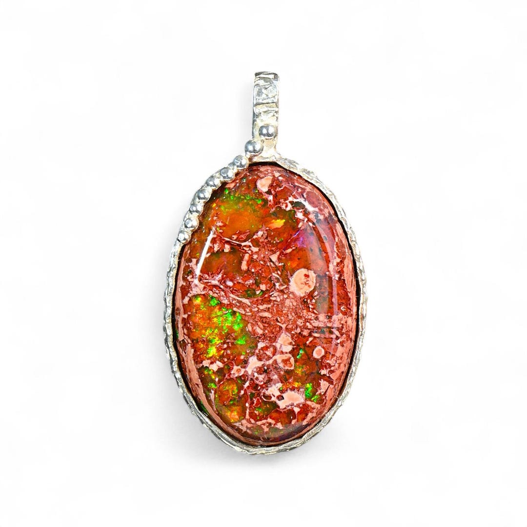Opal Pendant,mexican Pendant,mexican Jewelry,light Jewel,sterlingsilver ...