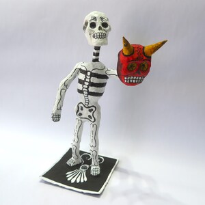 Mexican Folk Art Linares Alebrije Skeleton Day of the Death - Etsy