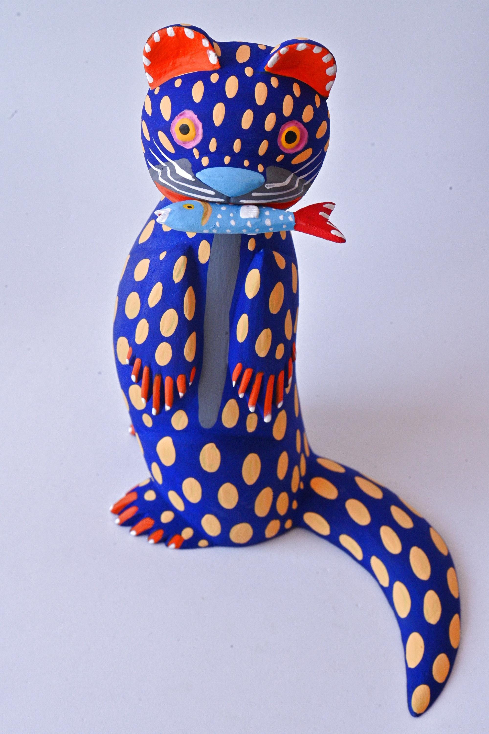 7.5" Meerkat Figures,alebrije Meerkat,blue Meerkat,medium Figures ...
