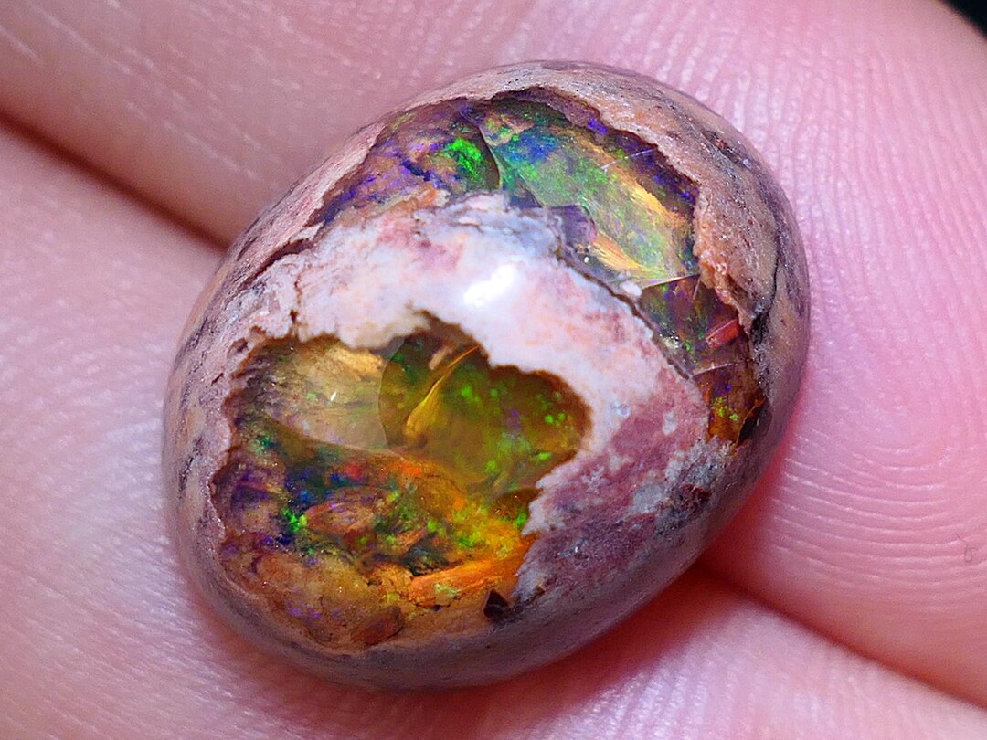 11.75ct Mexican Matrix Cantera Boulder Colorful Opal Gem for Jewelry - Etsy