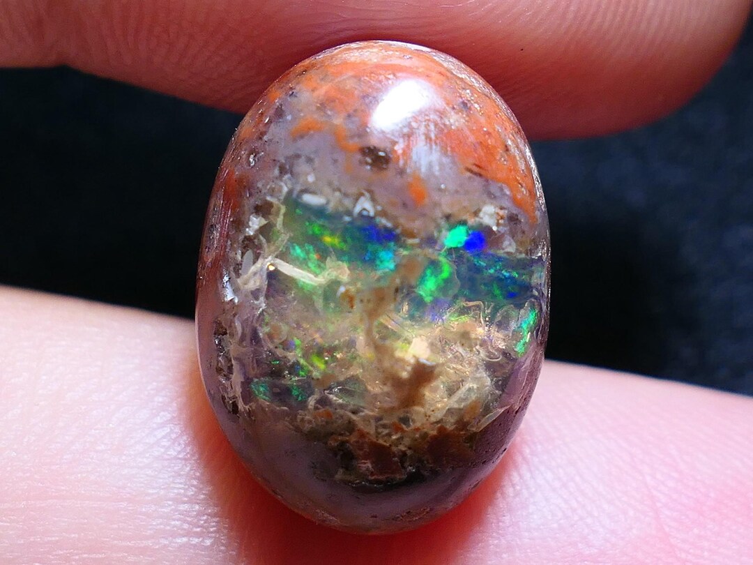 10.70ct Precious Opal,opal for Jewelry,natural Opal,cantera Opal,polished Opal,lightning Opals ...