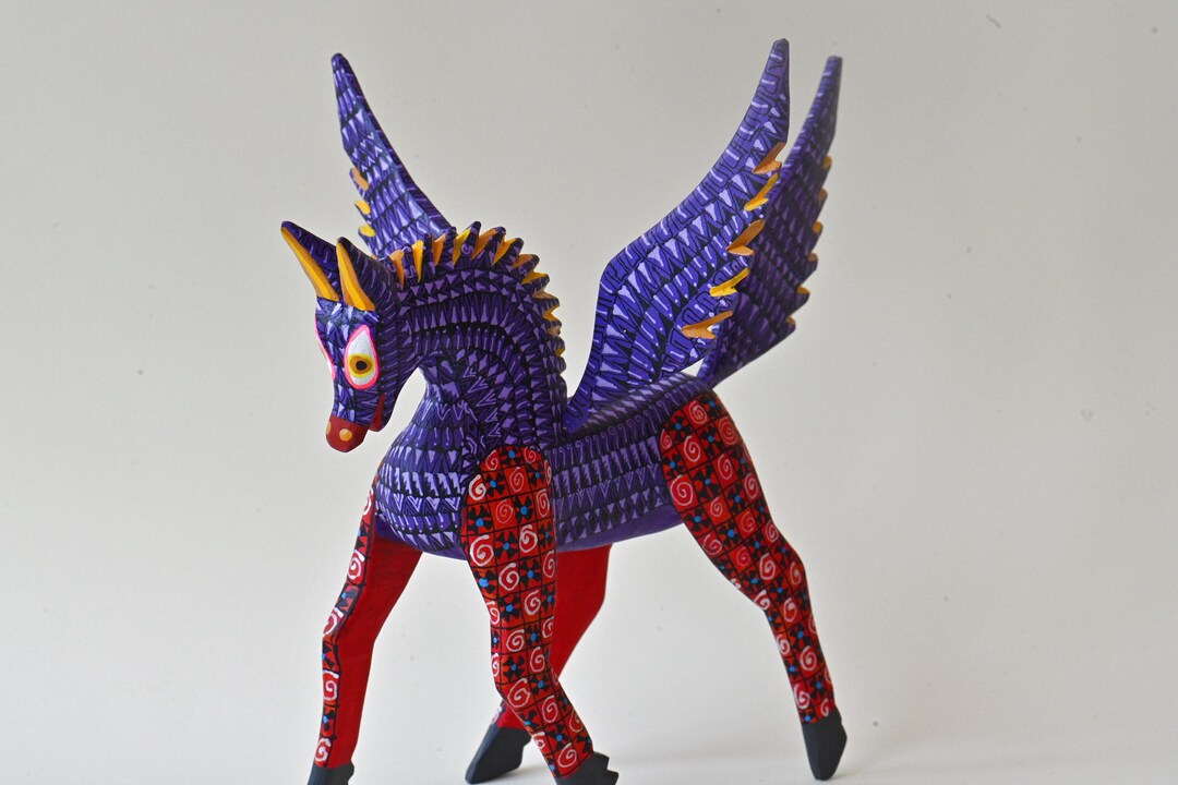 8" Pegasus Figures,alebrije Pegasus,colorful Pegasus,medium Pegasus ...