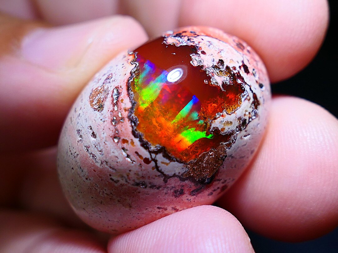 40.75ct Mexican Matrix Cantera Boulder Colorful Opal Gem for Jewelry - Etsy