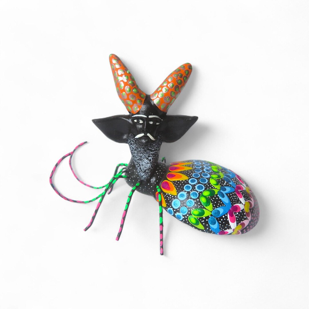 6.00" Devil Bug,clay Devil,devil Nahual Figures,mexican Devil,devil ...