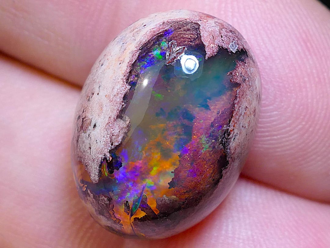 14.60ct Precious Opal,opal for Jewelry,natural Opal,cantera Opal,polished Opal,lightning Opals ...