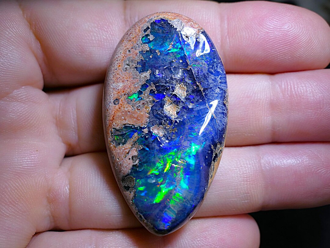83.65ct Mexican Matrix Cantera Boulder Colorful Opal Gem for Jewelry - Etsy