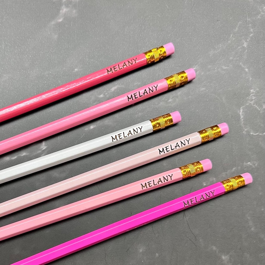 Personalized Pencils, Pastel Pencils, Engraved Pencils, Custom Teacher ...