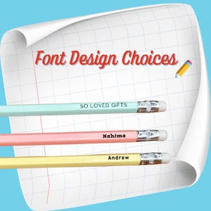 Personalized Pencils, Pastel Pencils, Engraved Pencils, Custom Teacher ...