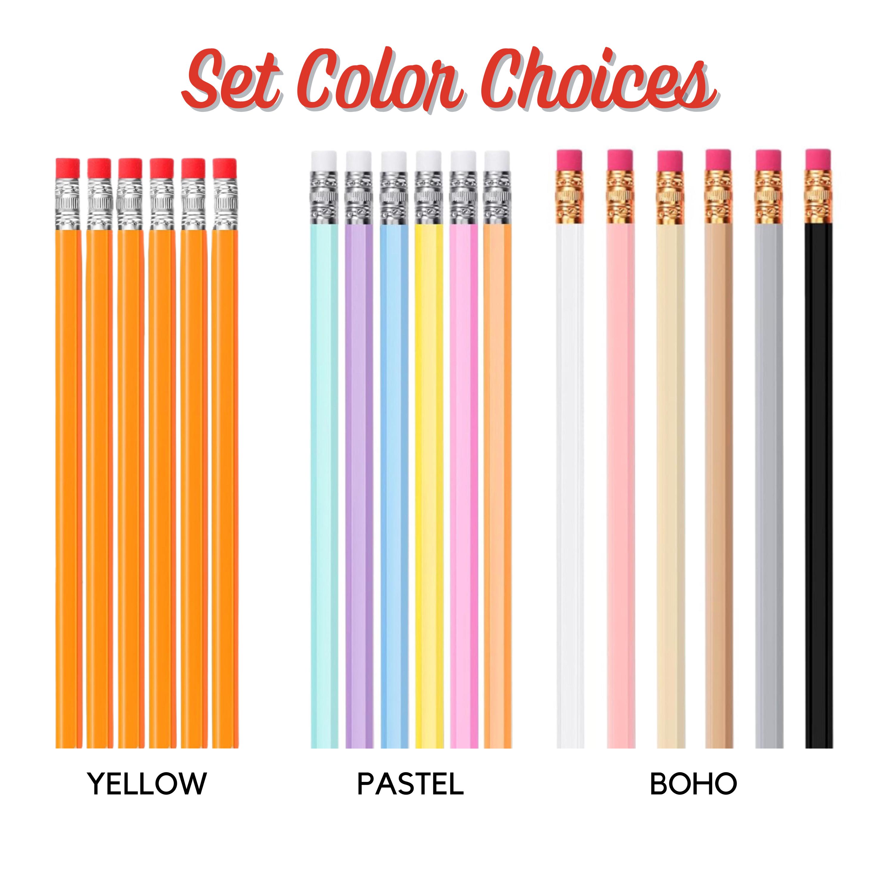 Personalized Pencils, Pastel Pencils, Engraved Pencils, Custom Teacher ...