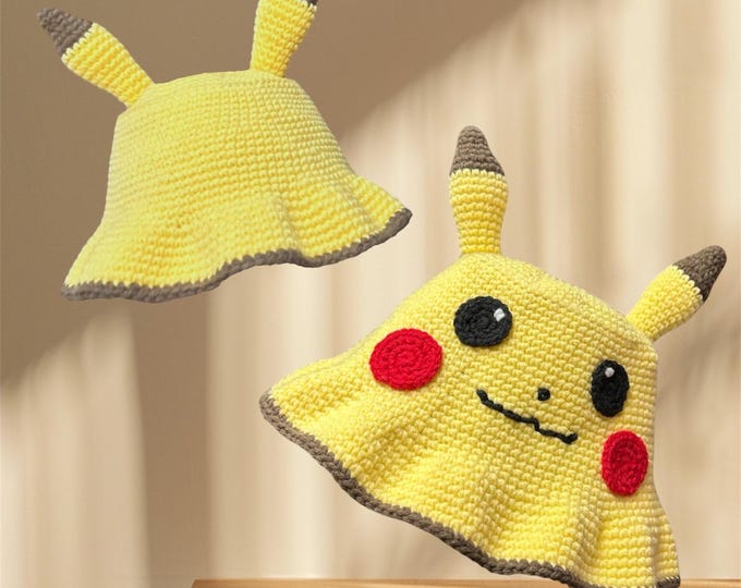 Pikachu Bucket Hat - Etsy