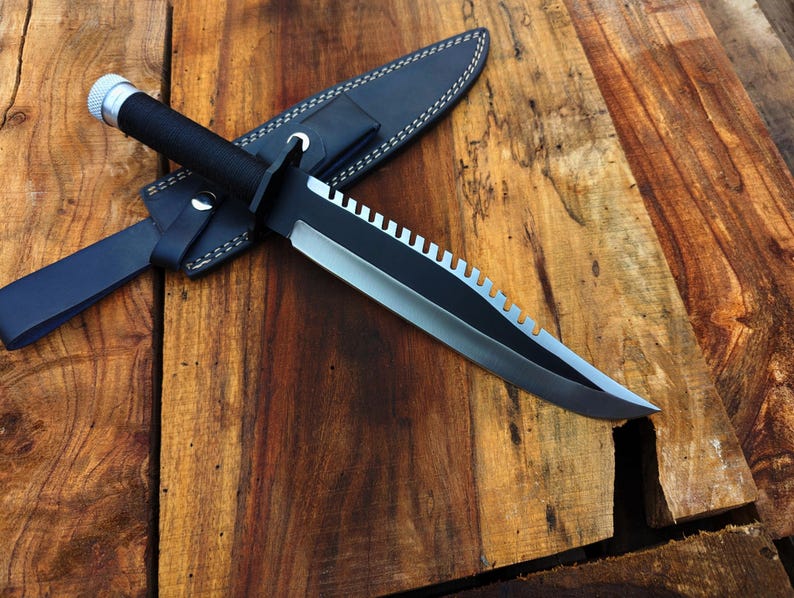 Rambo Knife: Rambo First Blood Part 2 Movie Replica Knife Stainless ...