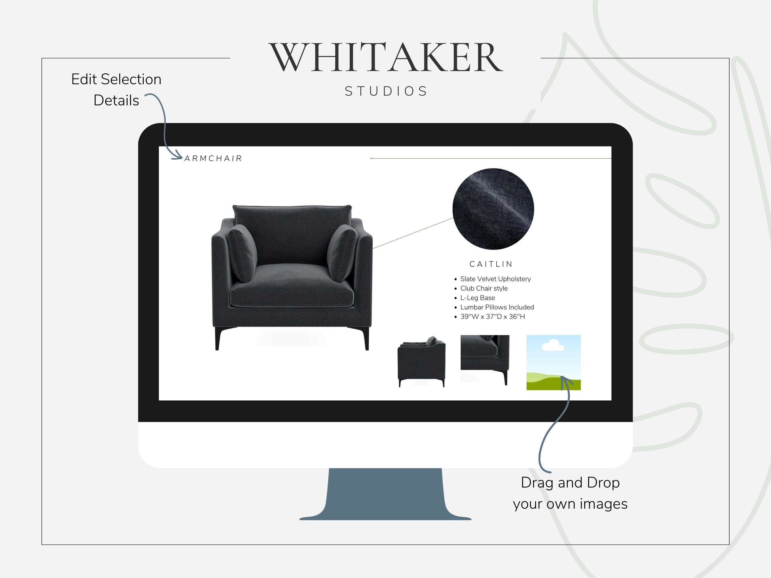 Interior Design Living Room Presentation Template - Etsy