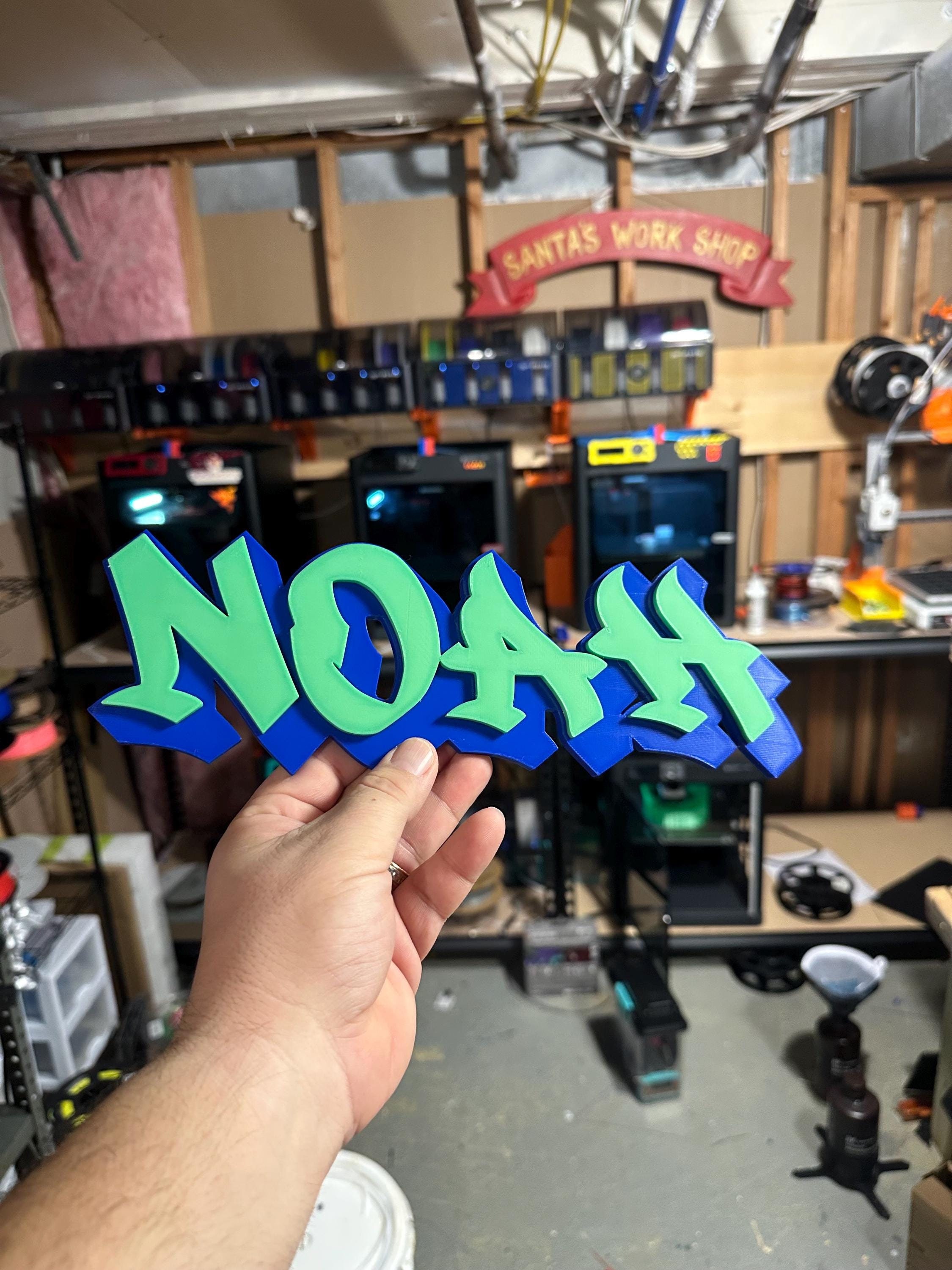 Custom Name Sign - Graffiti Style - MANY COLORS AVAILABLE - - Etsy