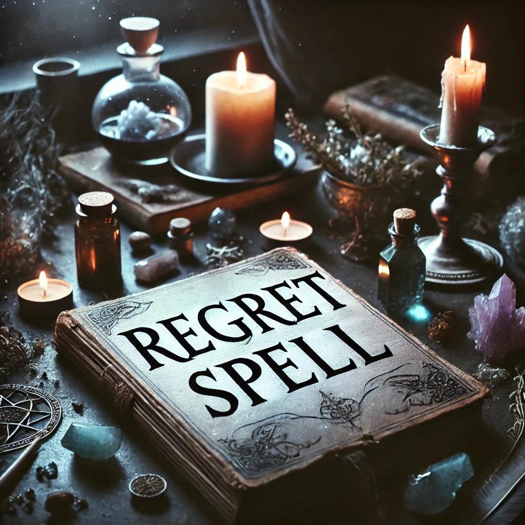 Regret Spell Evoke Remorse & Deep Reflection - Etsy