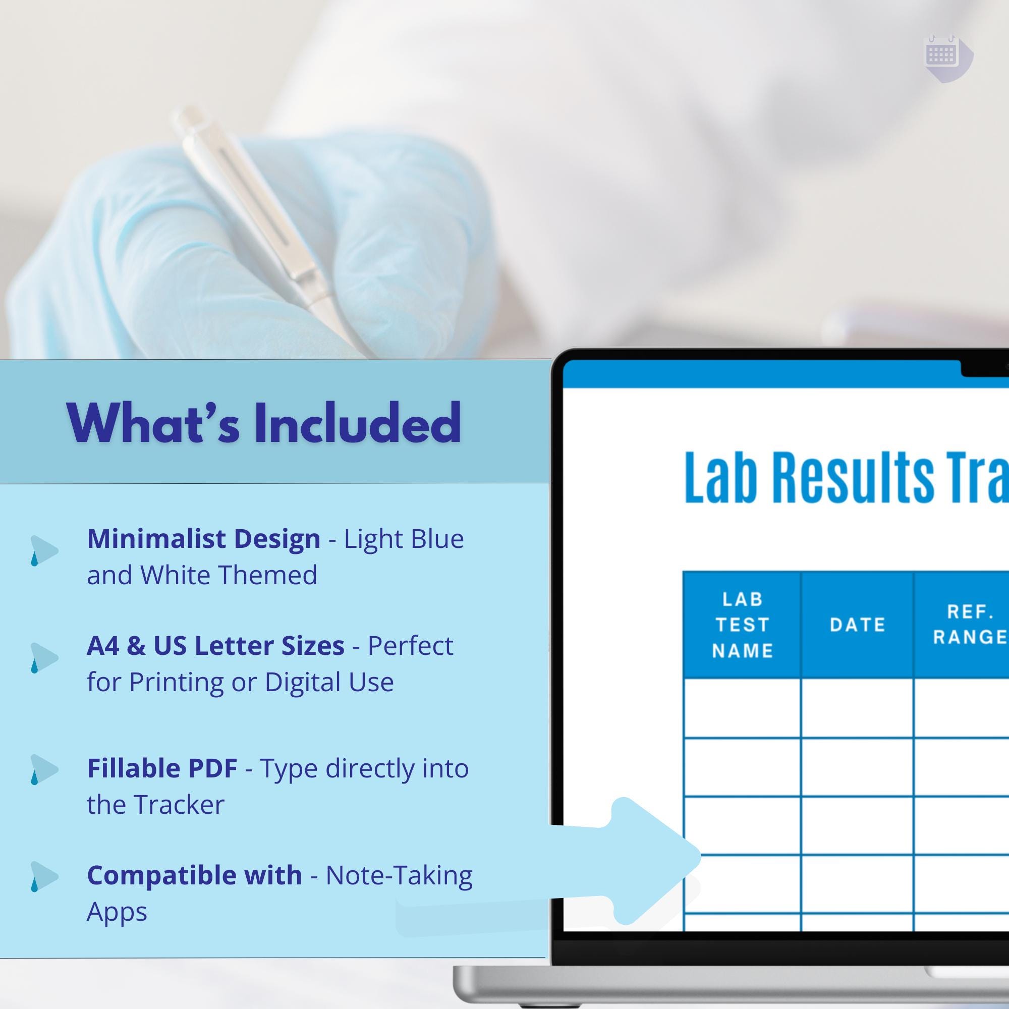 Lab Tracker | Test Results | Minimalist Medical Tracker | Test Record ...
