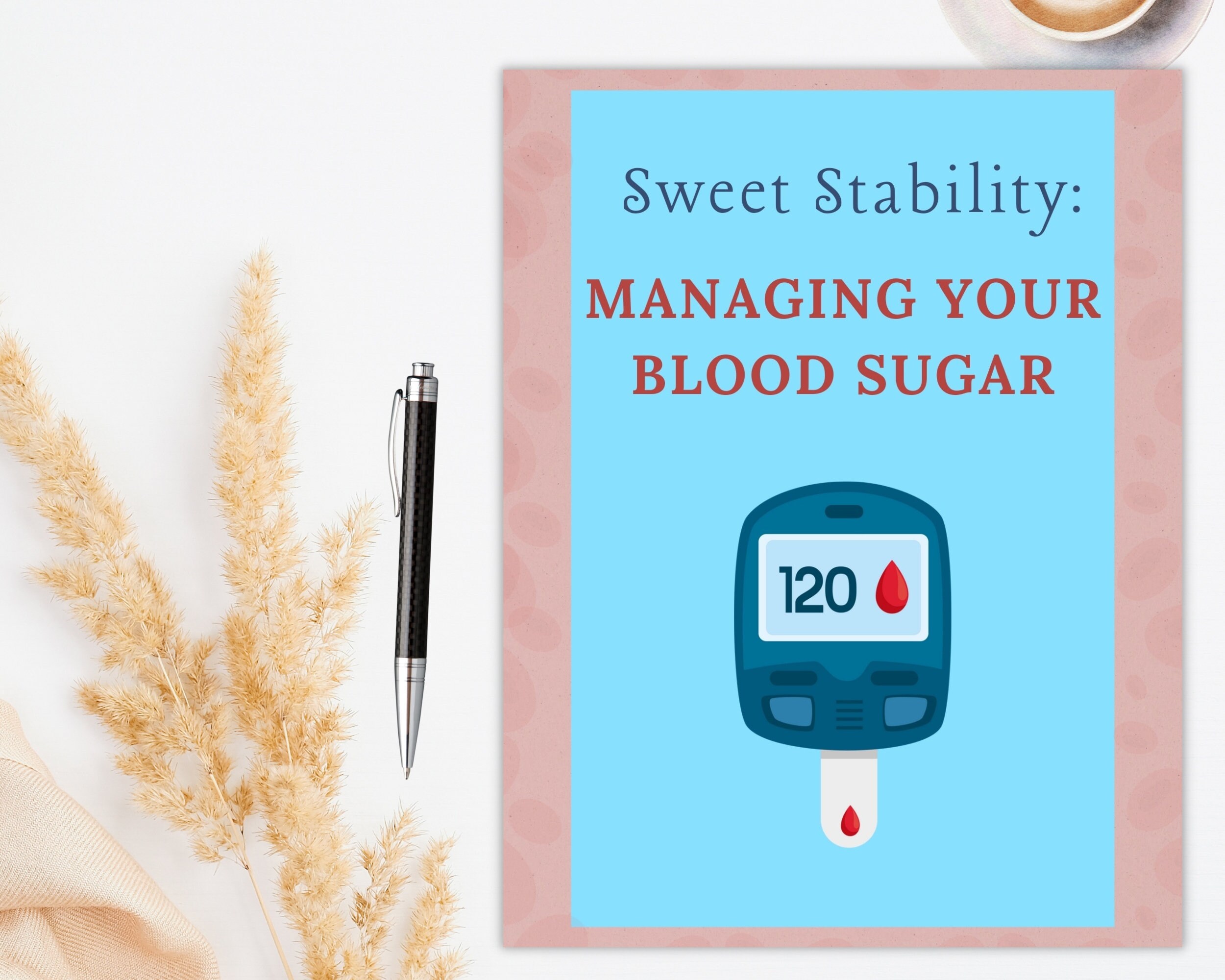 Blood Sugar Glucose Tracker Journal Type 2 Diabetic Medication Log for ...