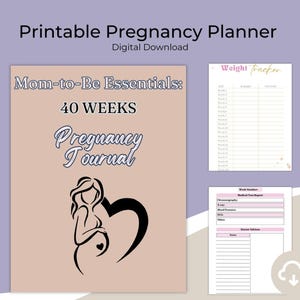 Pregnancy Journal Printable Maternity Leave Organizer for New Mom ...