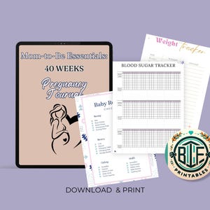 Pregnancy Journal Printable Maternity Leave Organizer for New Mom ...