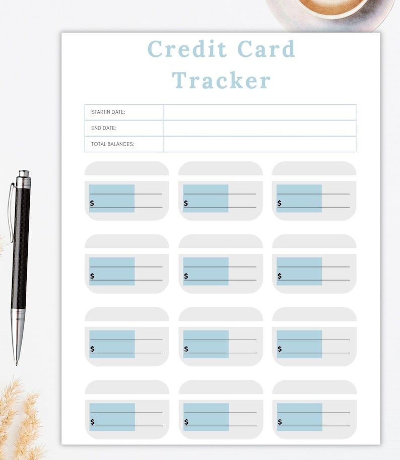 Digital Debt Payoff Tracker Printable Monthly Budget Expense Worksheet ...