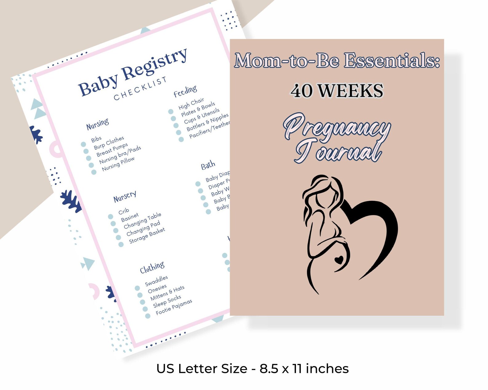 Pregnancy Journal Printable Maternity Leave Organizer for New Mom ...