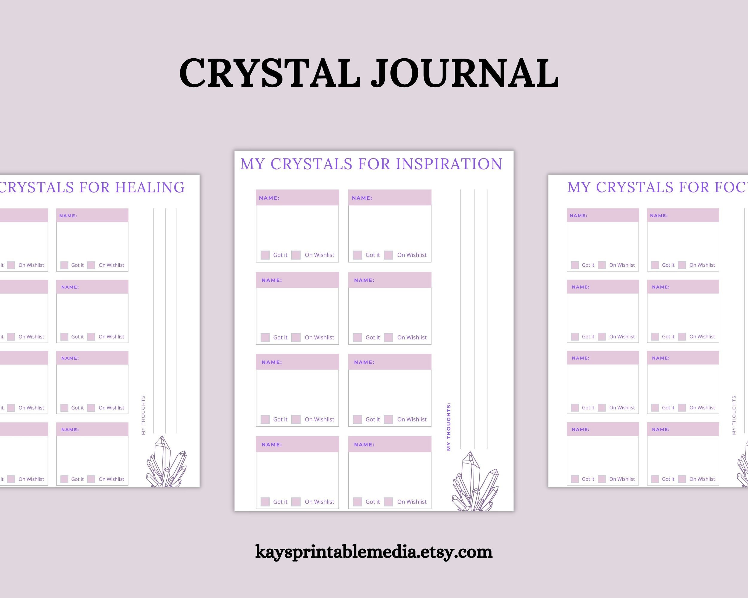 Printable Moon Phase Journal Calendar for Manifesting Abundance Using ...