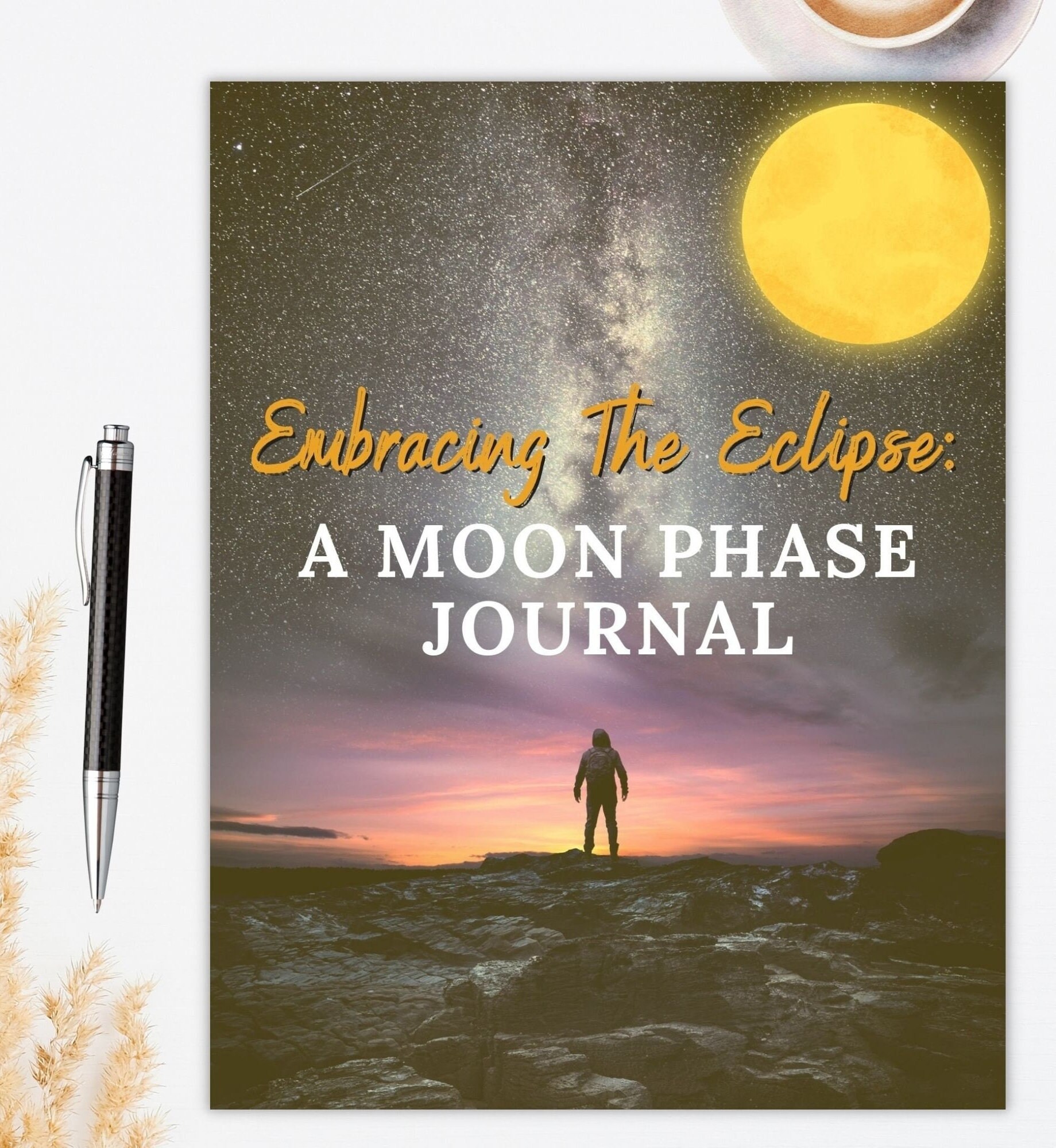 Printable Moon Phase Journal Calendar for Manifesting Abundance Using ...