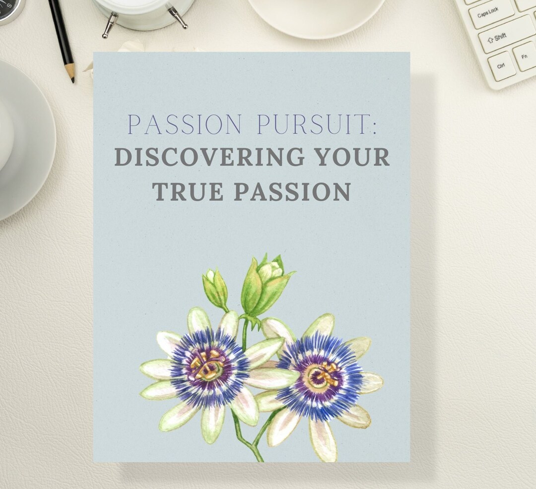 Digital Passion Discovery Planner for Personal Development Self Care ...