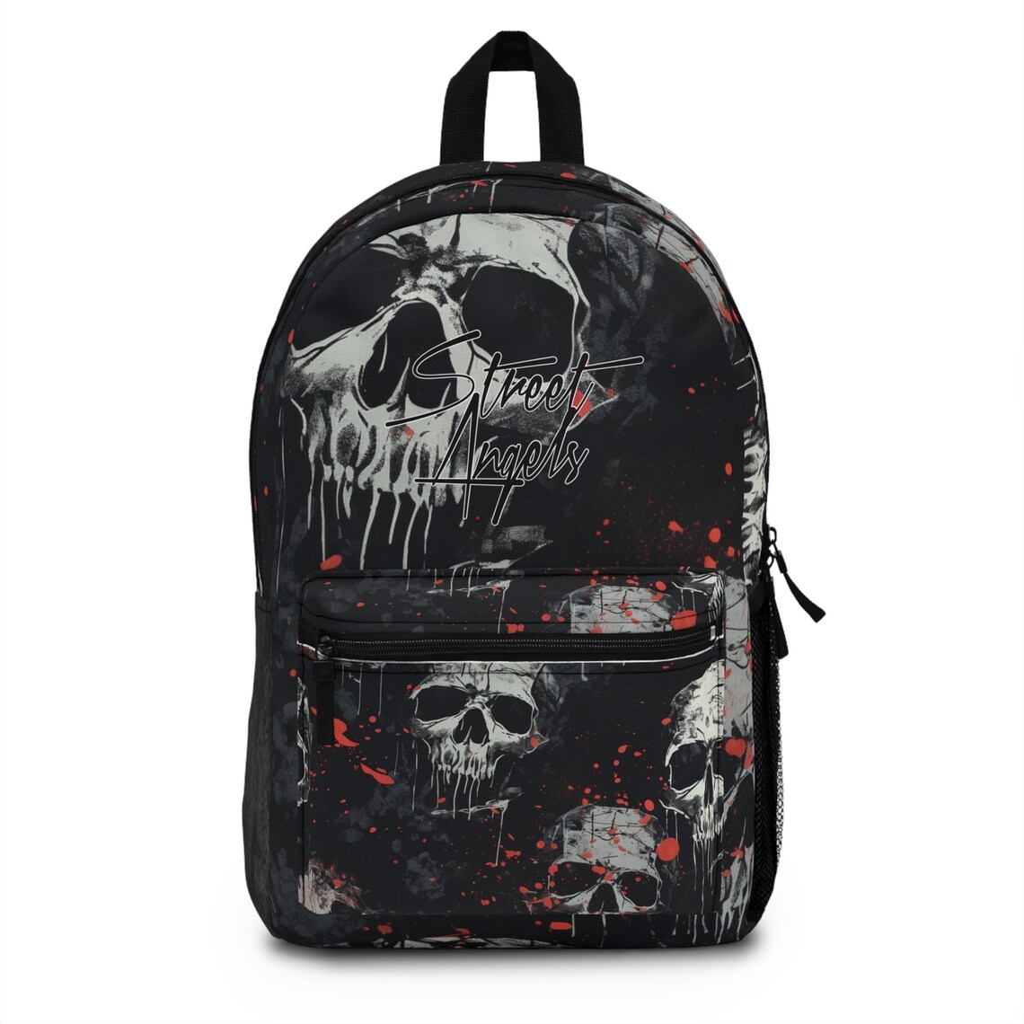Street Angels Graphic Skull Backpack , Graphic Bags , Skull Designed ...